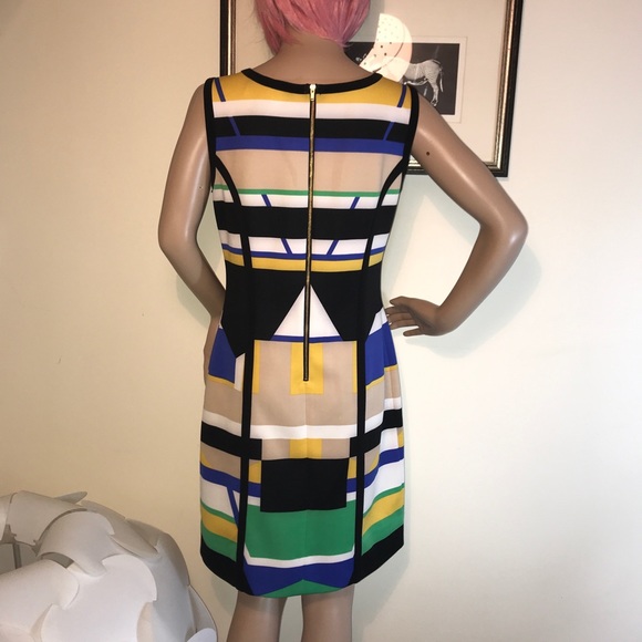 Miss Sixty | Dresses | Miss Sixty Geometric Print Color Block Dress 6 ...